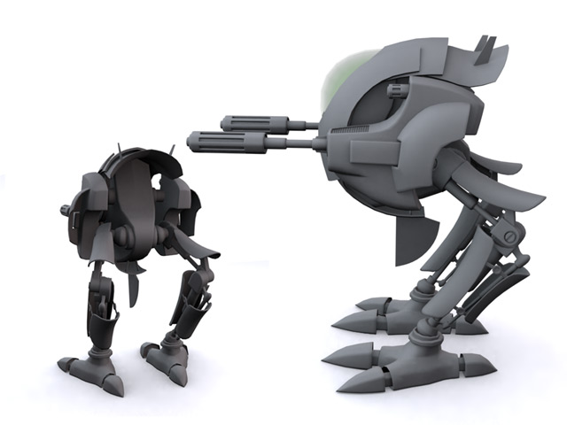 CGTalk | Mech: Bipedal walker CGTalk | Mech: Bipedal walker